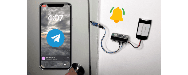 IoT-Based Door Security Alarm System Using Pico W and Telegram